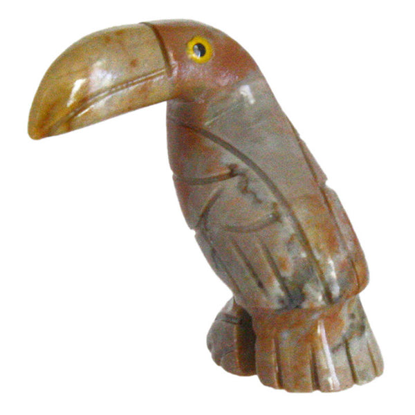 Minature Carved Stone Toucan Bird Figurine Sculpture – Animal Emporium ...