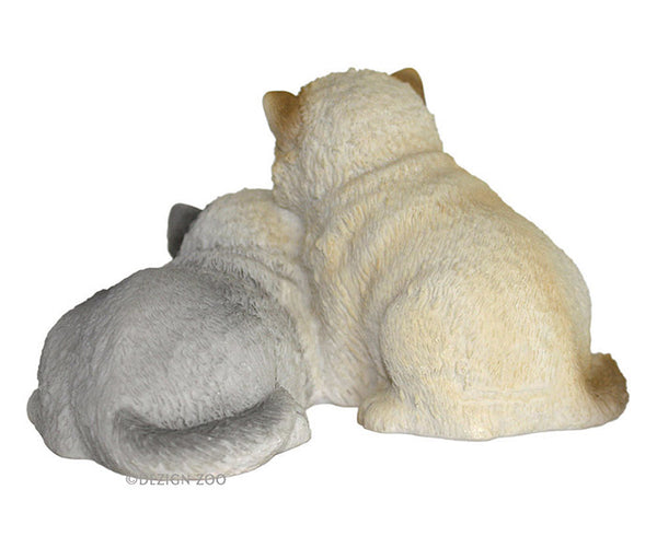 Fluffy Sleepy Kittens Figurine – Animal Emporium Plus - Gifts & Decor