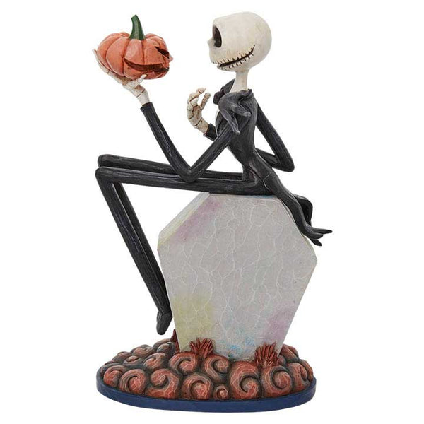 Jim Shore Jack Skellington On Gravestone Figurine – Animal Emporium ...